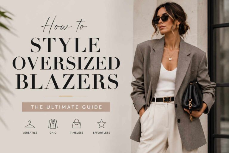 How to Style Oversized Blazers: The Ultimate Guide