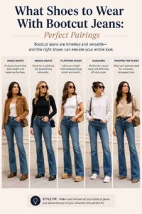 What Shoes to Wear With Bootcut Jeans: Perfect Pairings